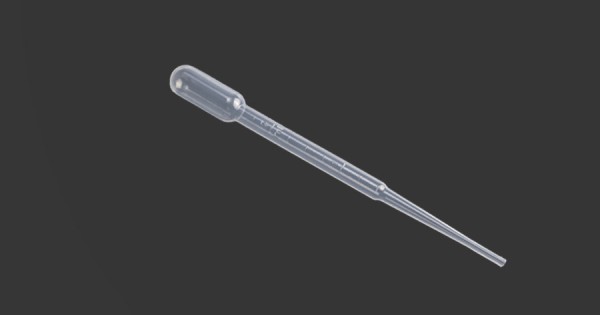 Plastische Pipette 2 ml mit Graduierung - Verpackungseinheit: 100 Stücke