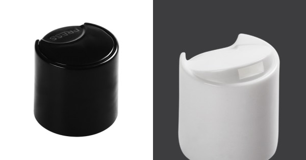 Disk-top plastic lid PP28 in white or black