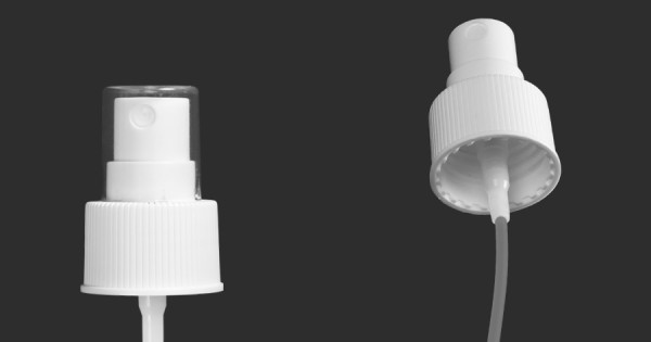 Plastic spray 24/410 with transparent acrylic cap