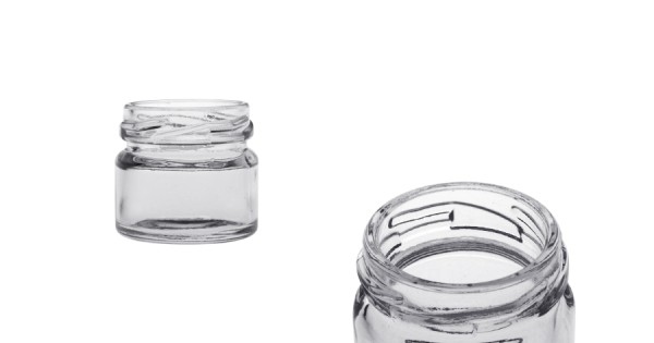 Mini glass jar 30 ml