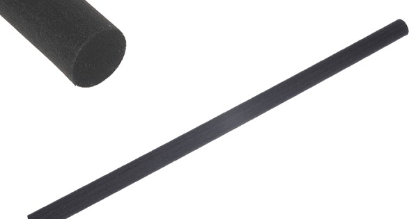 Fiber stick 15x350 mm (soft) for room fragrances in black color - 1 pc